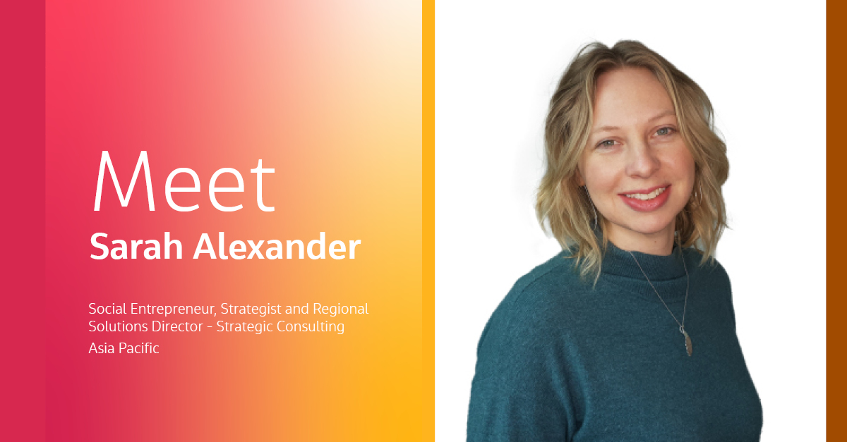 Q&A: Talking with Sarah Alexander, a Social Value Practitioner Driven ...