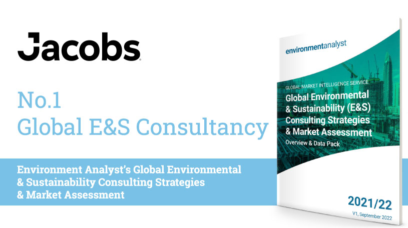 Environment Analyst Ranks Jacobs Top Environmental & Sustainability Consultancy in the World ...