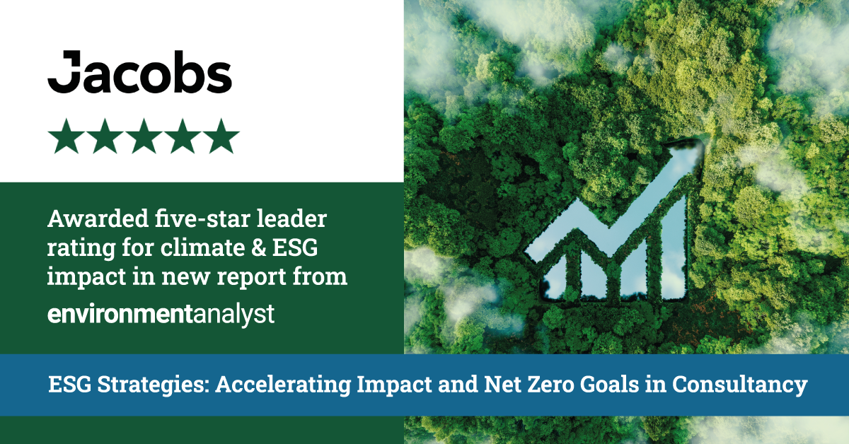 Environment Analyst Rates Jacobs as a Global Leader for Climate and ESG ...