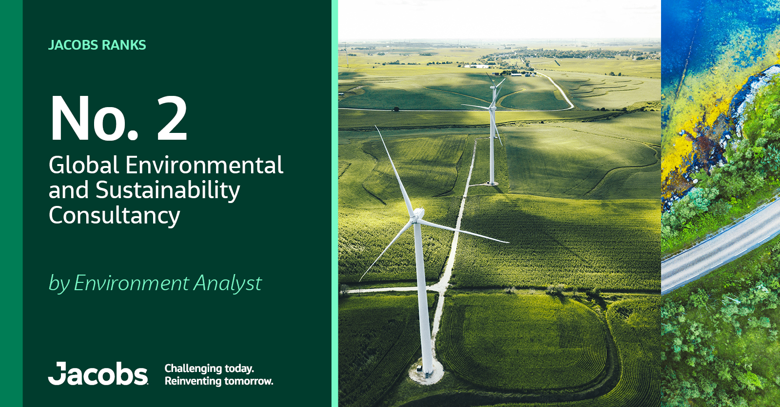 Jacobs ranked No. 2 Global Environmental and Sustainability Consultancy | Jacobs